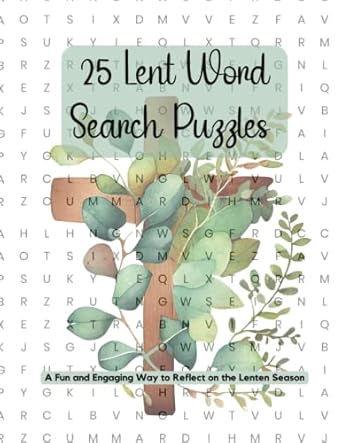 25 Lent Word Search Puzzles: A Fun and Engaging Way to Reflect on the ...