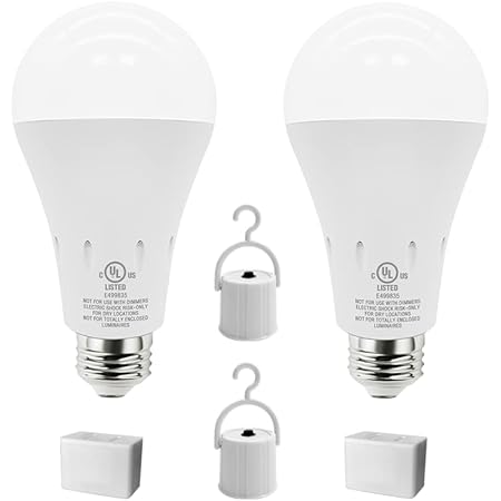 HAYLO Emergency Power Failure LED Light Bulb - Safety During Power ...