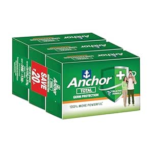 Buy Anchor Total Germ Protection Soap - 125gm (Pack of 3) Online at Low ...