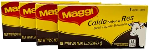 Amazon.com : MAGGI Beef Flavor Bouillon Cubes 2.8 oz. Box : Grocery ...