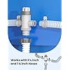 Amazon.com: POOLHACKER Pool Fittings Dual Split Hose Plunger Valve ...