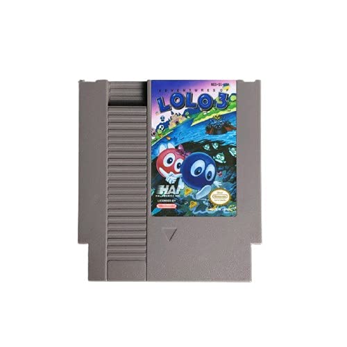 Amazon.com: Adventures Of Lolo 3 72 Pins 8 Bit Game Cartridge (Gray ...