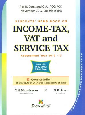Buy Students Handbook on Income Tax, Vat and Service Tax Book Online at ...