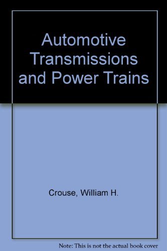 Buy Automotive transmissions and power trains; construction, operation ...