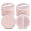 WLLHYF 12PCS Makeup Powder-Puffs Pink Cotton Powder-Puffs Round Powder ...