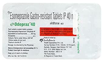 ODEPRAZ 40MG - Strip of 15 Tablets : Amazon.in: Health & Personal Care