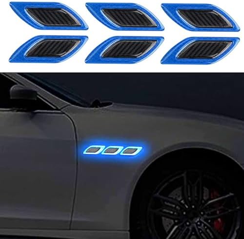 Amazon.com - TOMALL 6Pcs 3D Strong Reflective Stripe Sticker for Car ...