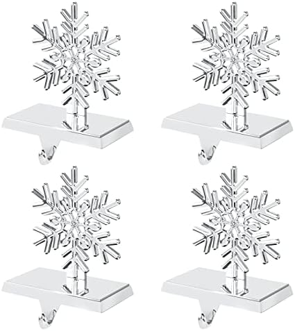 Amazon.com: Season 4 Sparkles Christmas Stocking Hangers for Mantle Set ...