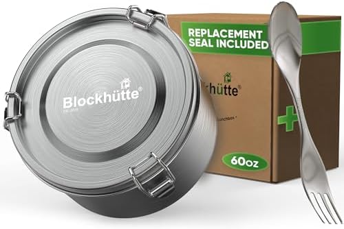 Amazon.com: Stainless Steel Lunch Box with Safe Closure Lid for Meal ...