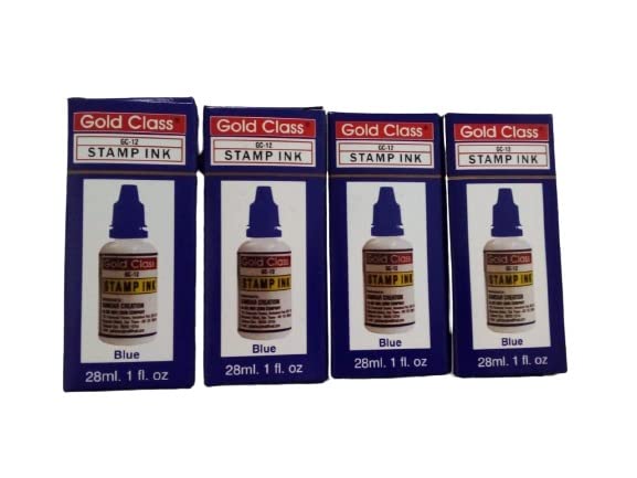 Gold Class Stamp Ink for Self Ink and Reinking for All Stampads(28ml ...