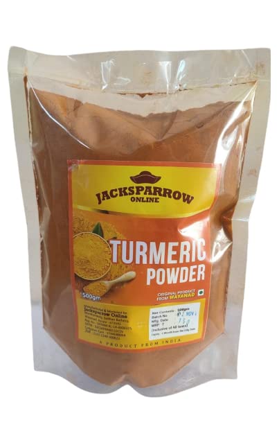 Jacksparrow Online Special Turmeric Powder From Kerala 500g : Amazon.in ...