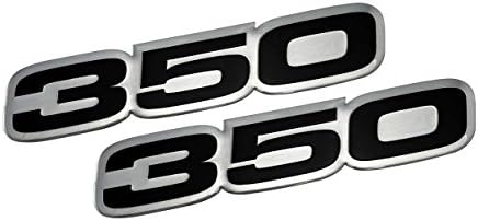 Amazon.com: 2X (Pair/Set) VMS Racing 454 Black on Silver Highly ...