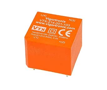 VIGORTRONIX 1 W SMPS AC-DC Converter 90-264 V-5 V VTX-214-001-105 ...