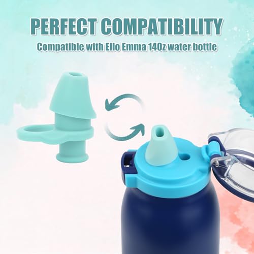 Bite Valve Replacement for Ello Emma Water Bottle Blue 14oz | Ello Emma ...