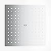 Grohe 27705000 Euphoria Cube Rain Shower Head, 2.5 GPM, Starlight ...