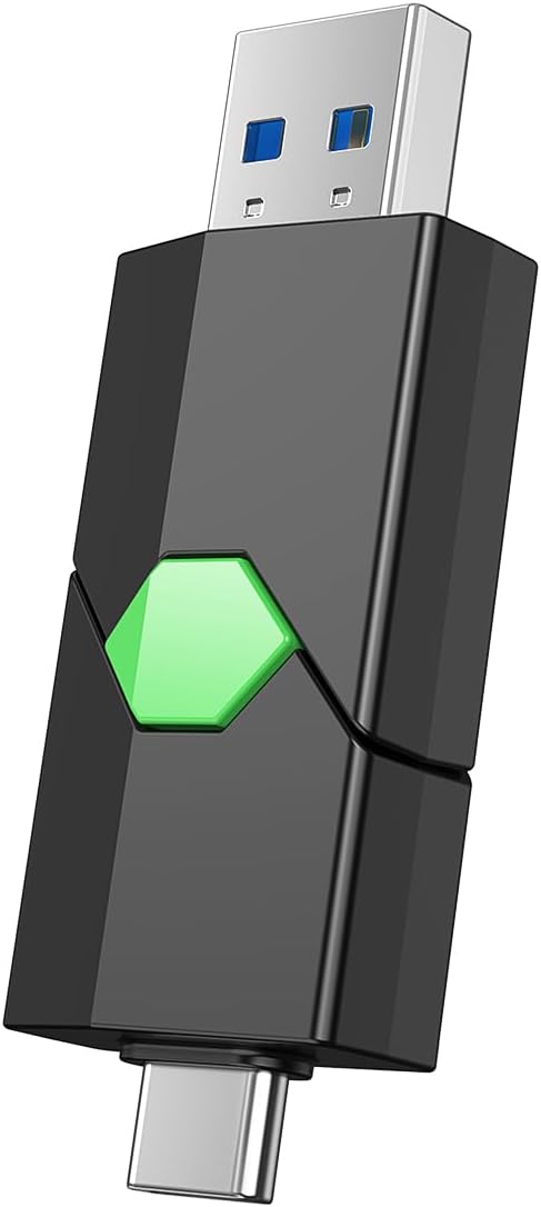 Amazon.com: Aiibe 128GB USB C Flash Drive 2 Pack Dual Drive Type C ...