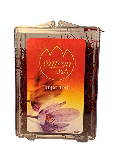 Amazon.com : 10 gr Saffron threads in clear plastic Hinged box SUPER ...