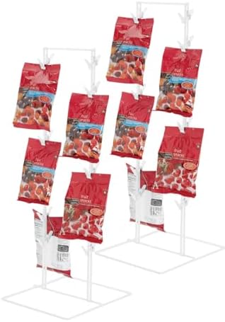 Amazon.com: SSWBasics White Chip Rack Display Stand (Pack of 2) – 32 ...