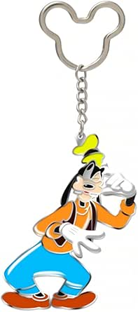 Disney's Goofy Pewter Key Ring at Amazon Men’s Clothing store