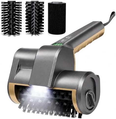 Brosse électrique pour barbecue avec lumière LED, alimentée par ...