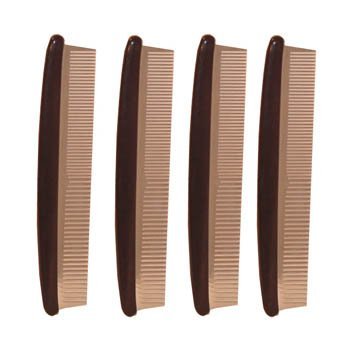 Amazon.com : Four Colonel Clyde Crosley 5" Stainless Steel Pocket Combs ...