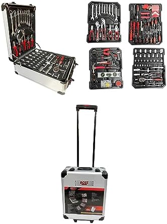 BOSS NEO POWER - 187 PCS TROLLEY TOOL BOX SET, PROFESSIONAL SOCKET SET ...