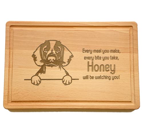 Personalised Welsh Springer Spaniel Chopping Board - Add Your Dogs Name ...