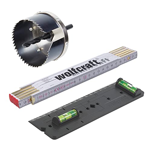 wolfcraft Project Set for Installing Hollow Wall Boxes I 8618000 I for ...