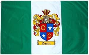 Amazon.com : Gunter Family Crest / Coat of Arms Flag. Large 3 ft. x 5 ...