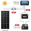 Amazon.com : DOKIO 200W 18V Solar Panel Kit Monocrystalline with ...