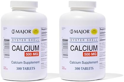 Amazon.com: Major Oyster Shell Calcium 500 mg - Daily Calcium ...