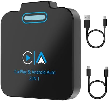 Amazon.com: 2-in-1 Carplay Android Auto Wireless Adapter 2024 Upgraded ...