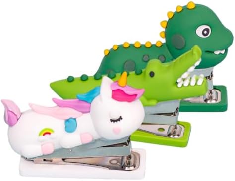 Amazon.com : 3pcs Mini Staplers for Desk, Kids Cartoon Stapler ...