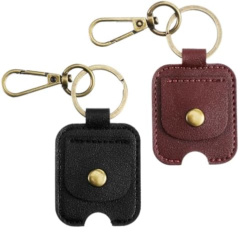 Amazon.com: Xelsluthe 2 Pcs Car Key Cover PU Leather Car Key Sleeve for ...