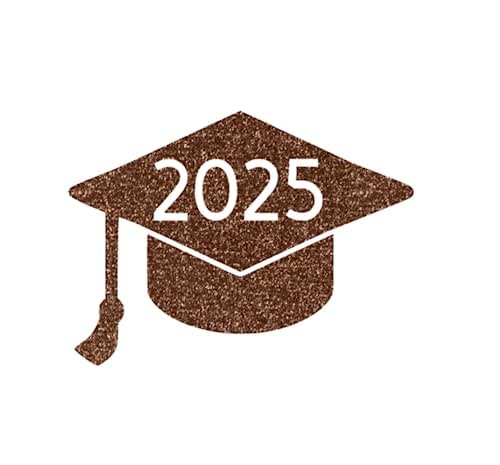 Amazon.com: 2025 Graduation Cap Iron On Decal, Heat Transfer Patch, HTV ...