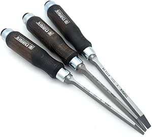 Narex 3 Piece Mortise Chisel Set (4, 5, 8mm) - Amazon.com