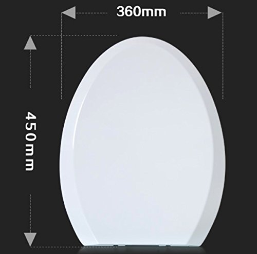 Buy Topseh Toilet Cover Large V Type O U Type Old Slow Drop And ...