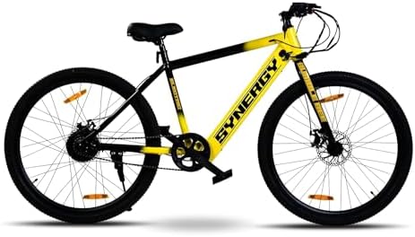 SYNERGY B1 Electric Cycle with Dual Disc Brakes, 250w BLDC Motor, 7.8Ah ...