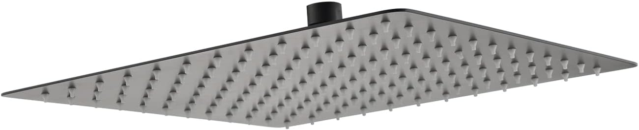 WELLFOR Bathroom Rain Shower Head, 12 Inches Large Rainfall Shower Head ...