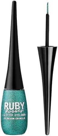 Amazon.com : Ruby Kisses Eye Bling Glitter Eyeliner, Glitz N' Green ...