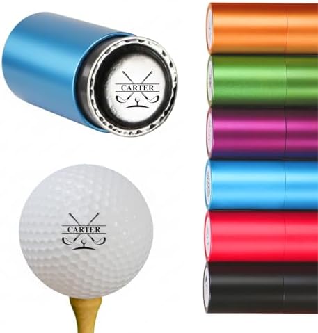 Amazon.com : Hatchaa Custom Golf Ball Stamp Marker, Self-Inking Golf ...