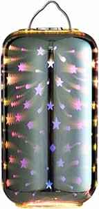 Amazon.co.jp: SIMBAE Lamp Shade, Camping Light, Fireworks, Glass ...