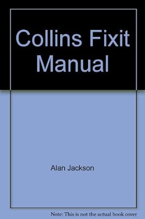 Collins Fixit Manual : Alan Jackson: Amazon.in: Books