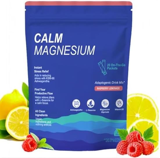 Amazon.com: 100% Original Calm Magnesium Powder Featuring L-Theanine ...