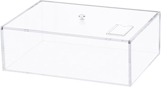 Amazon.com - Dayaanee Clear Acrylic Box with Lid, Clear Acrylic Plastic ...