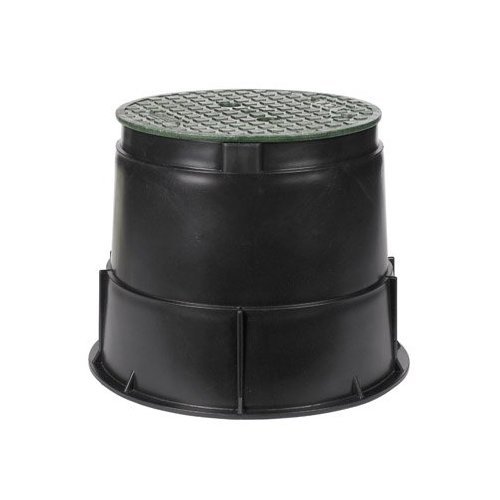 Amazon.com: NDS 1010vb Round Valve Box Overlapping Cover, 10", Black ...