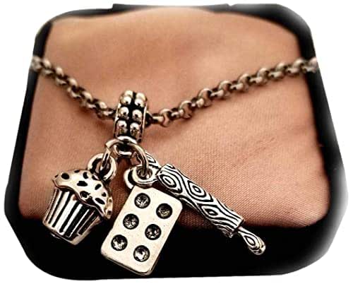 Amazon.com: Baking Gift Charm, Bracelet, Necklace, Keychain, Gift for ...