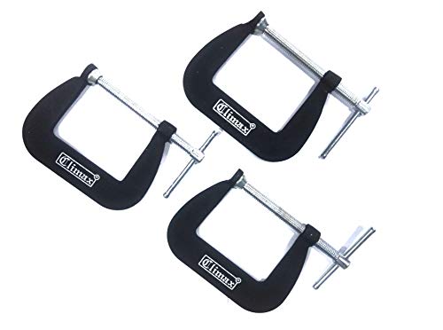 Climax G Clamp 2-1/2" inch - Set of 3 [Professional Woodworking C Clamp ...