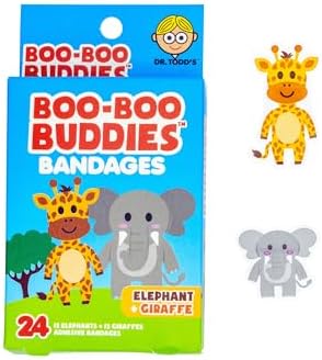 Amazon.com: Boo Boo Buddies Kids Adhesive Bandages, Kids Self-Adhesive ...