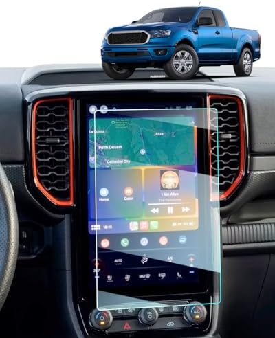 Amazon.com: BIXUAN Tempered Glass Screen Protector for 2024 Ford Ranger ...